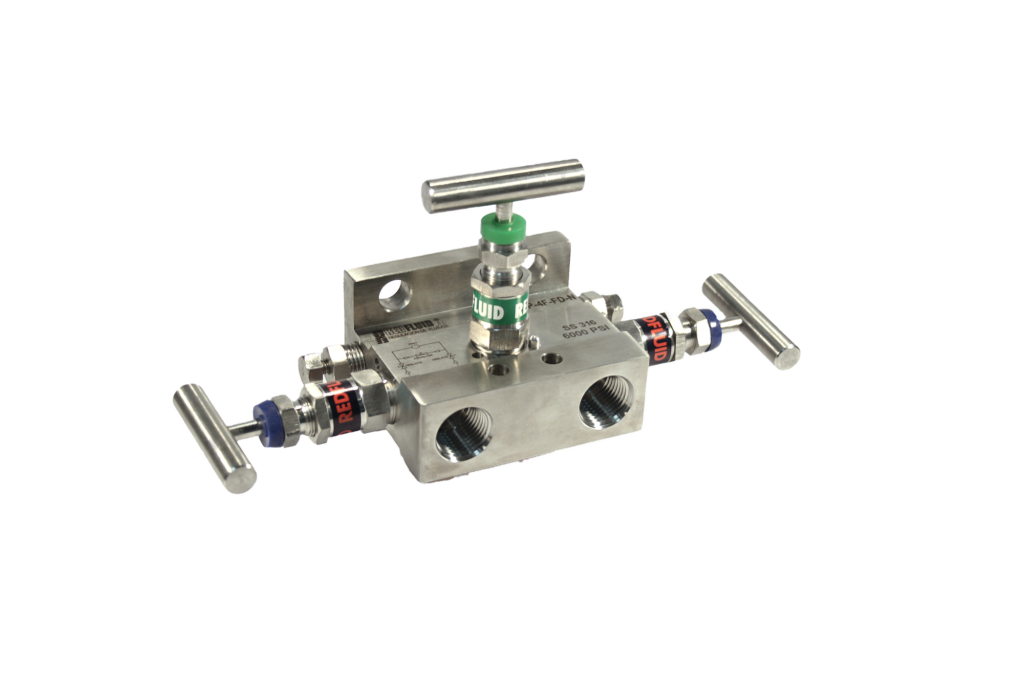 1 WAY, 2 WAY AND 3 WAY MANIFOLDS REDFLUID